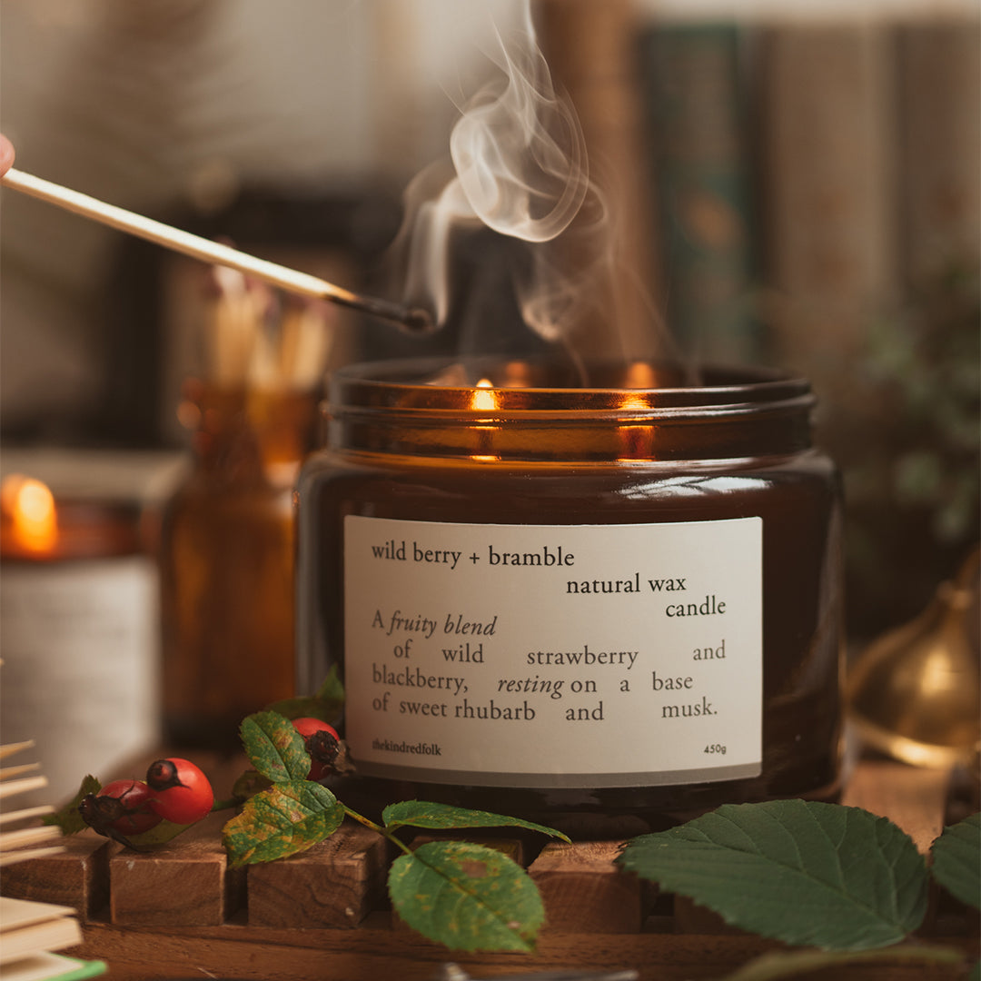 Wild Berry + Bramble Large Candle – The Kindred Folk